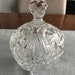 Vintage Lead Crystal Pinwheel Pattern Three Footed Candy Dish With Lid ...