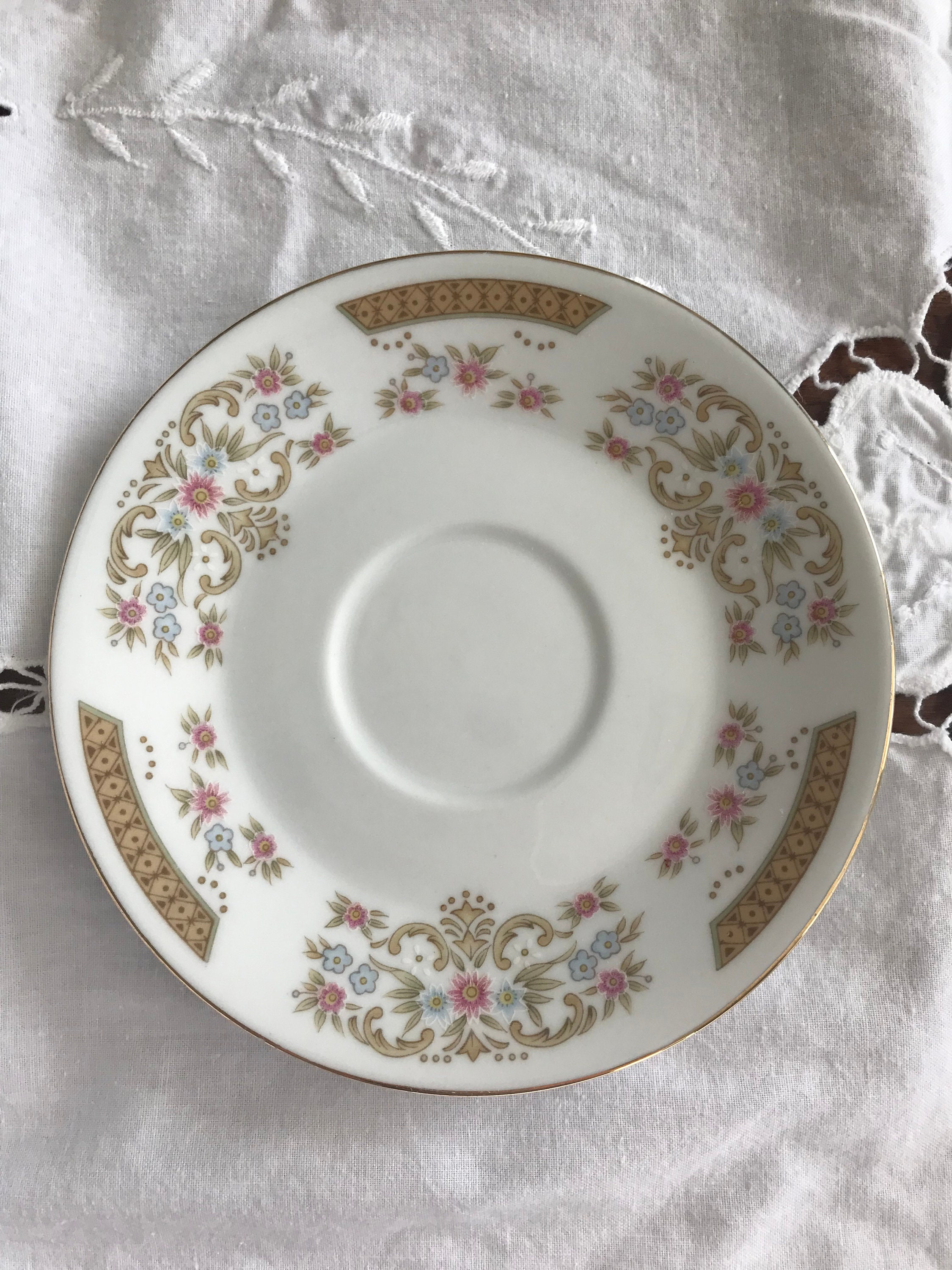 Vintage Crown Ming Fine China Teacup and Saucer - Etsy