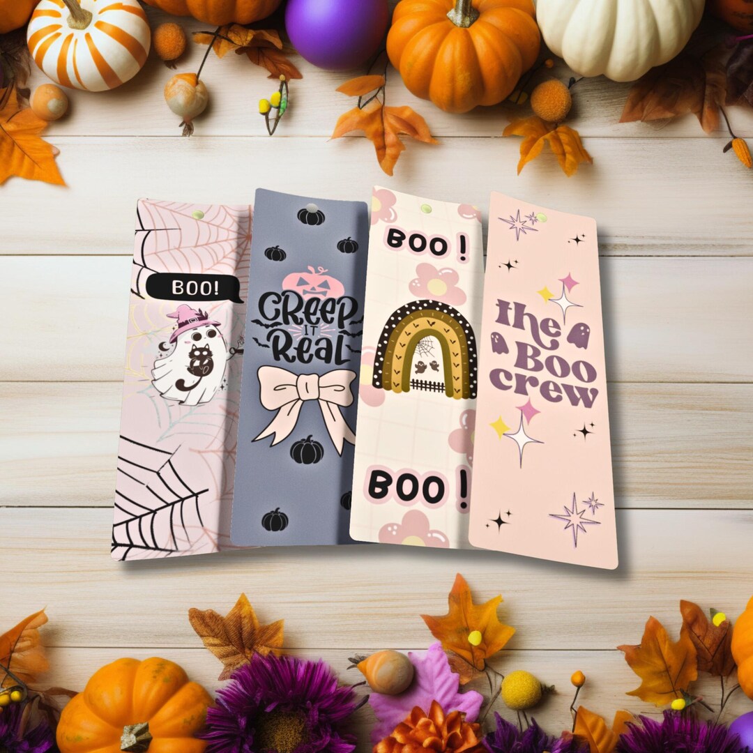 Halloween Printable Bookmarks Spooky, Cute DIY Bookmarks for Kids ...