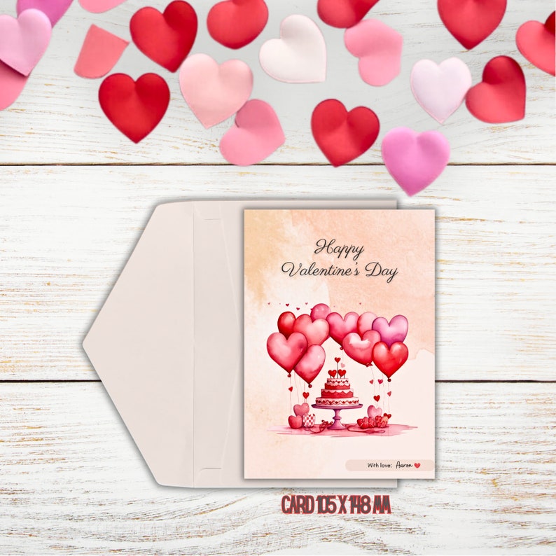 Printable Valentine's Day Cards for Romance Instant Downloadable ...