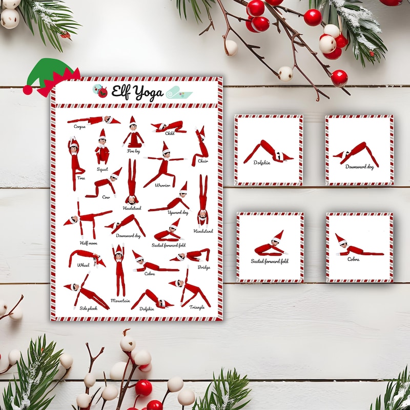 Elf on the Shelf Poster - Etsy UK