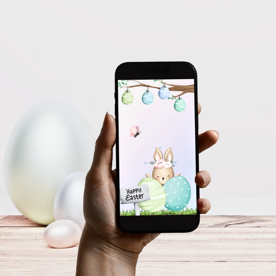 Easter Animated Video Card Digital Mobile Greetings Easter Bunny Design ...