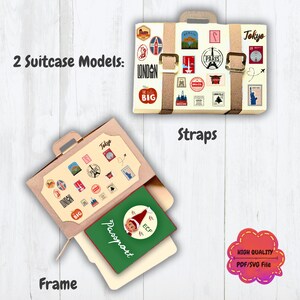 Elf Prop Kit Printable Elf Suitcase, Passport, Map Paper Miniatures Elf ...