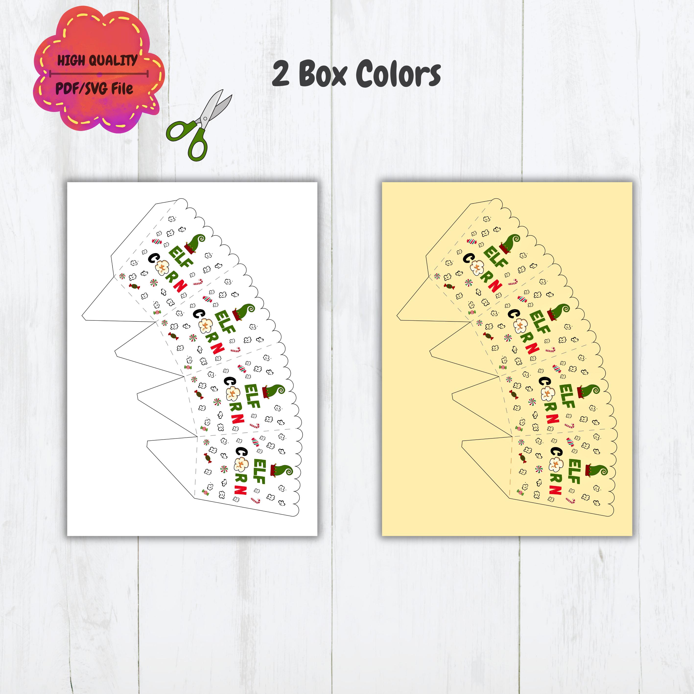 Elf Movie Night Kit Printable: DIY Popcorn Box, Tickets, Message Card ...