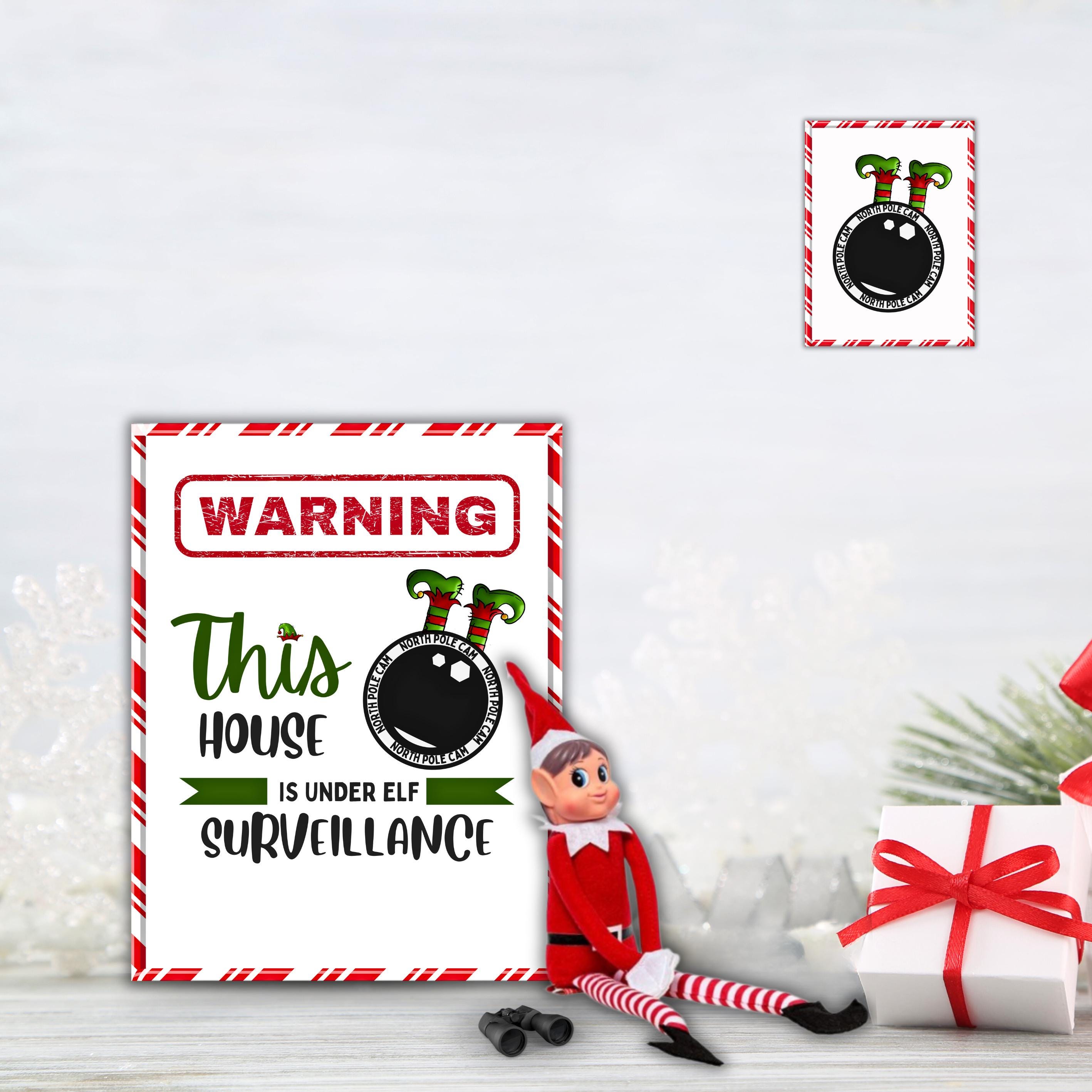 Elf Home Surveillance Kit Printable Elf Camera Cards Elf Creative Props ...