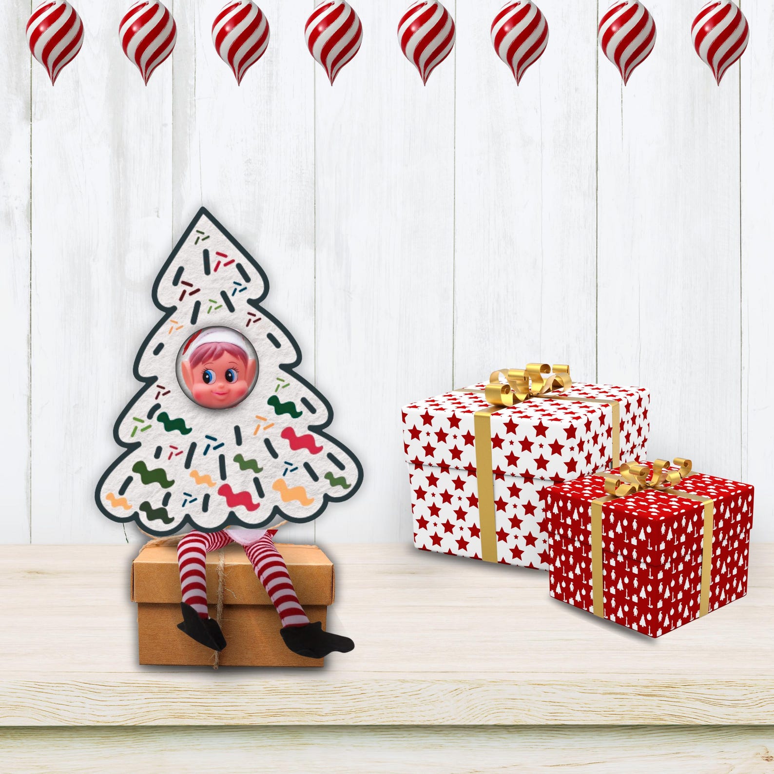 Printable Christmas Tree Costume for Elf Prop (PDF Download) - Etsy