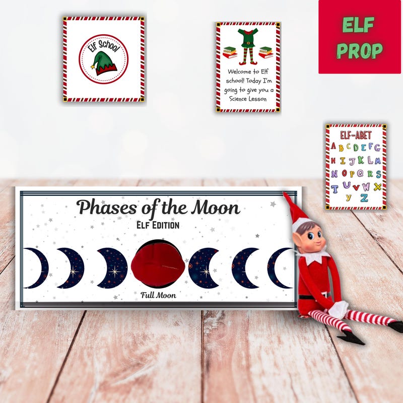 Elf on the Shelf Phases of the Moon - Etsy