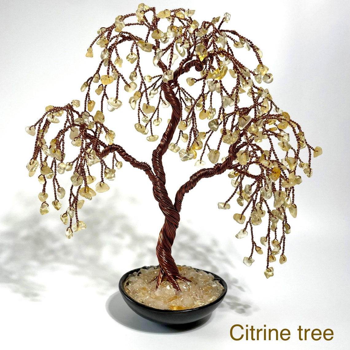 Citrine Willow Crystal Treeabundance Tree of Life Natural - Etsy
