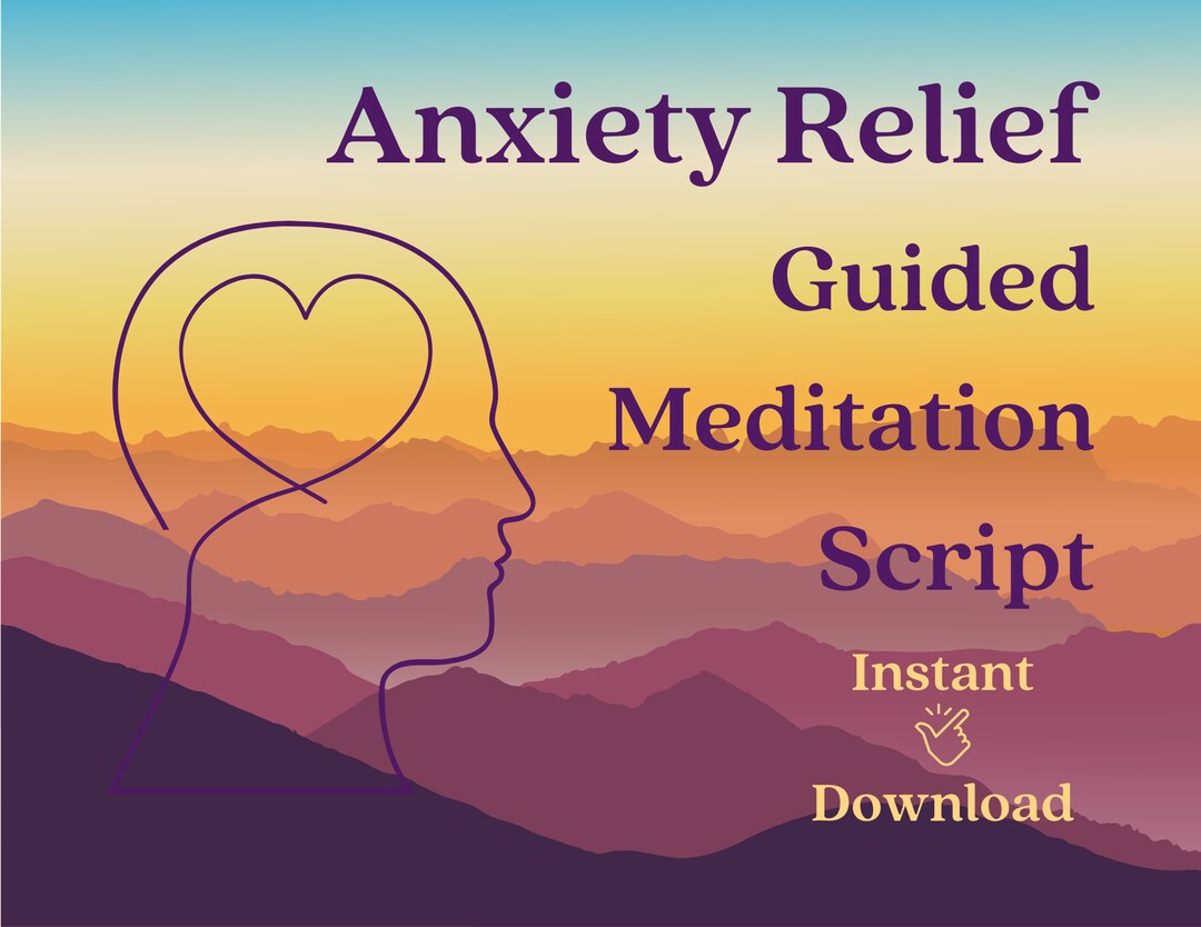 Anxiety Relief Meditation, Stress Relief, Meditation Script, Self Love ...