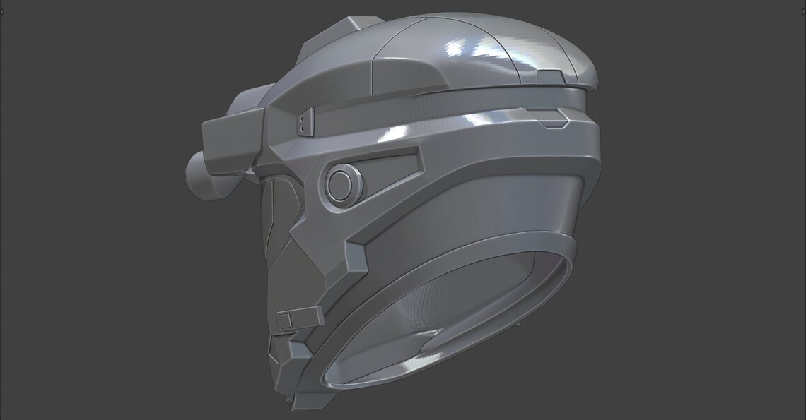 Halo Reach Operator Helmet 3d Printing File - Etsy