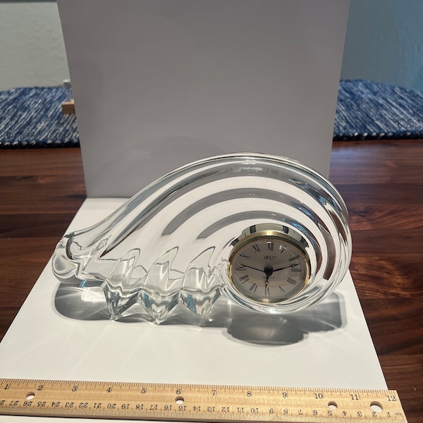 Mikasa Quartz Crystal Clock - Etsy