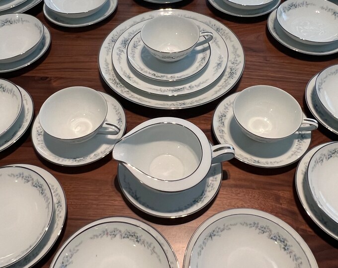 Noritake China Set - Roseberry - Service for 12 - 97 Pieces Vintage ...