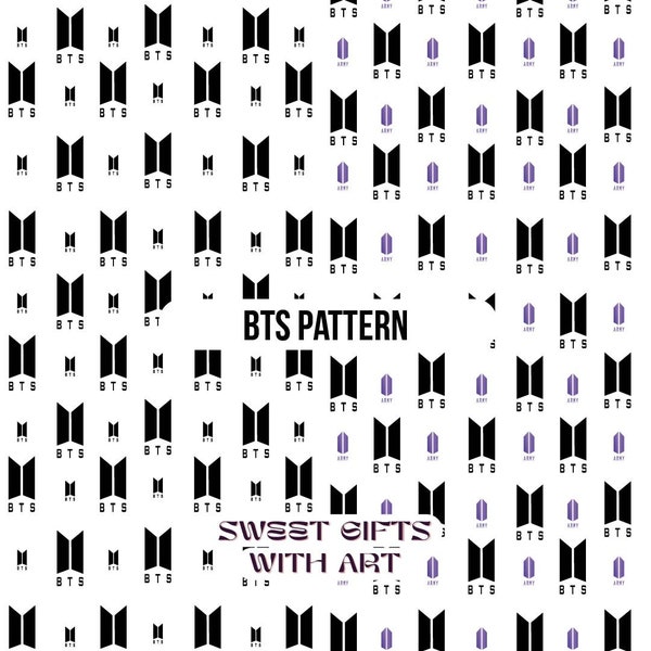 Bts Seamless Pattern - Etsy
