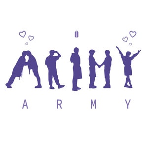 BTS T-shirt Svg BTS Png Kpop SVG Files for Cricut Bt21 Svg - Etsy Canada