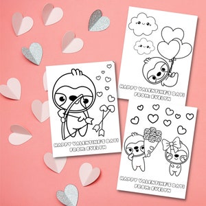 Kids Printable Activity, Coloring Page, Kids Valentines Day Print Out ...