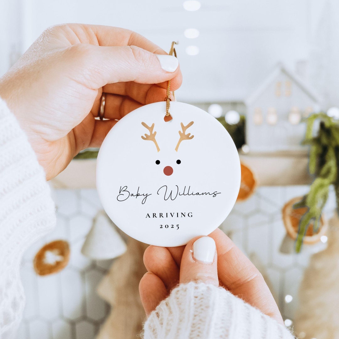 Expecting Baby Ornament Pregnancy Ornament Pregnant Ornament Expecting ...