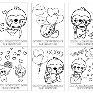 Kids Printable Activity, Coloring Page, Kids Valentines Day Print Out ...