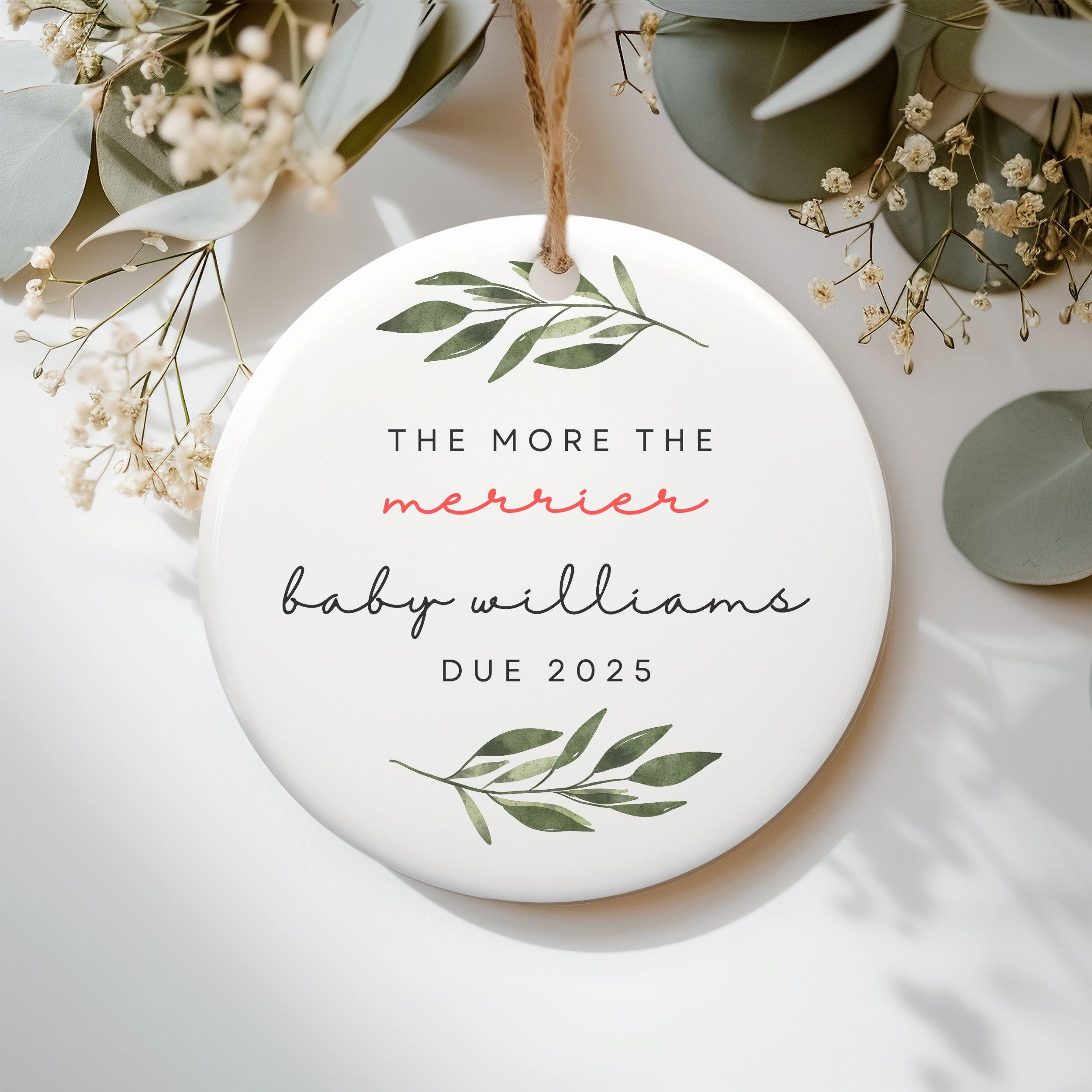 Expecting Baby Ornament Pregnancy Ornament Pregnant Ornament Expecting ...
