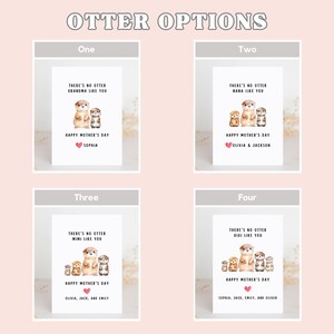 Personalized Mimi Mother’s Day Otter Card, Grandmother Gift From ...