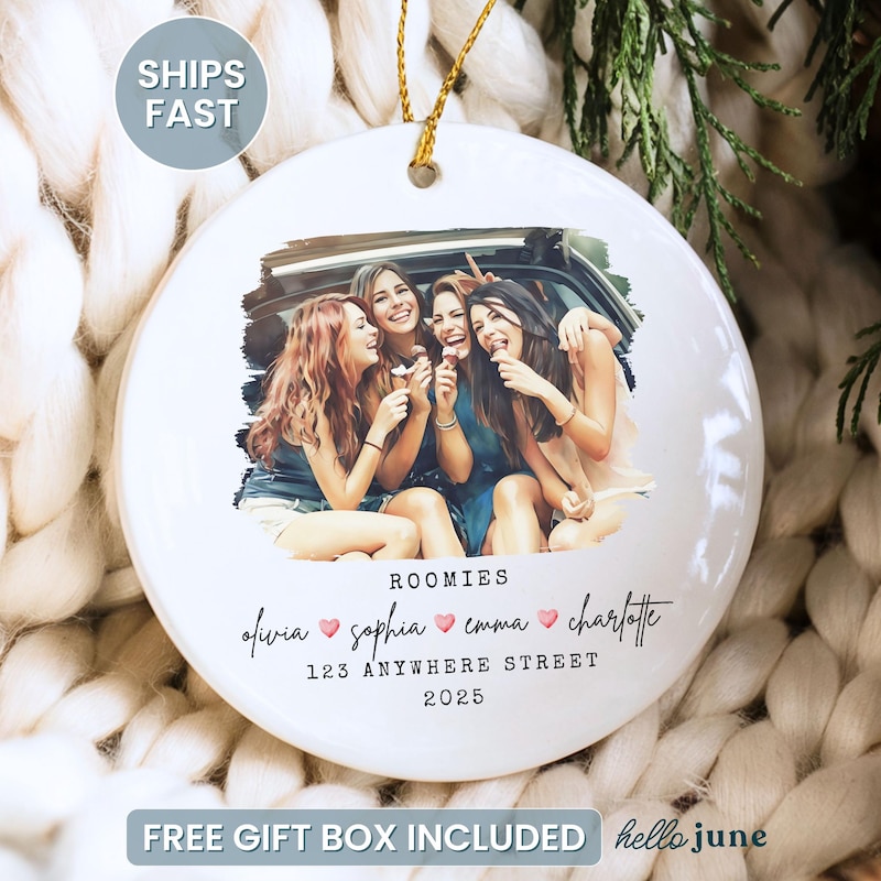 Photo Roommate Ornament - Etsy
