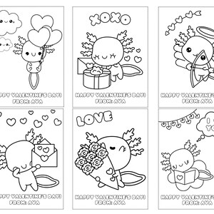 Valentines Day Print Out for Kids Custom Printable Valentine Card for ...