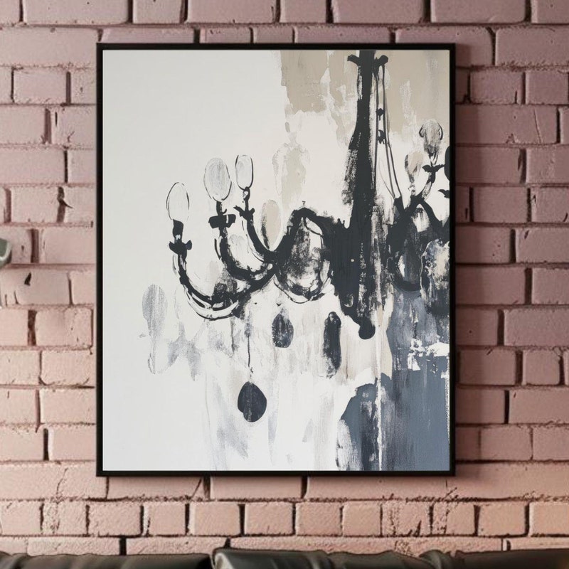 Chandelier Print - Etsy