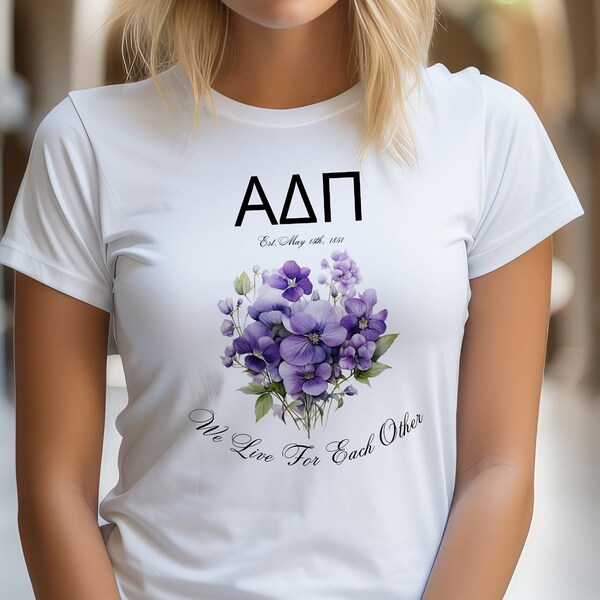 Alpha Delta Pi Shirt - Etsy