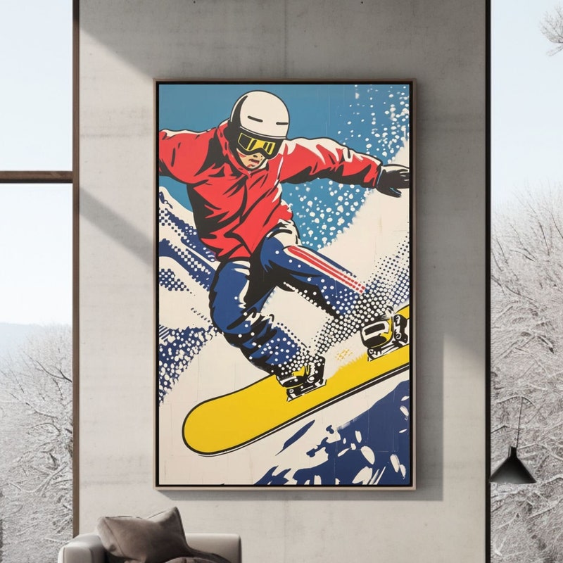 Snowboard Art - Etsy UK