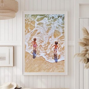 Beach Kids Wall Art Summer Poster Beach Wall Art Summer Print Ocean ...