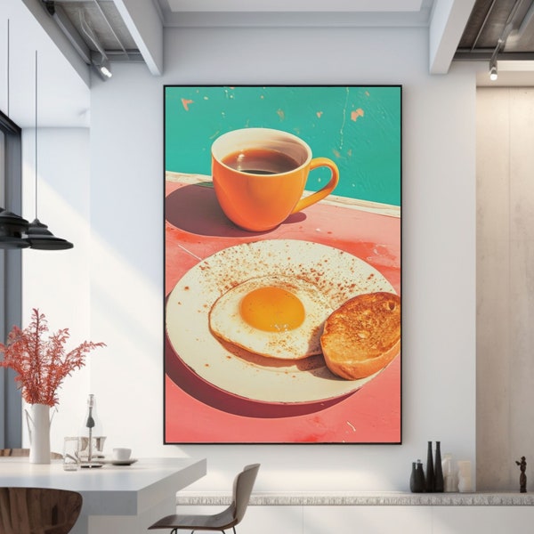 Breakfast Toast Wall Art - Etsy