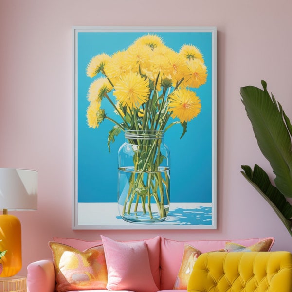 Dandelion Wall Art - Etsy