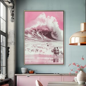 Vintage Ocean Wall Art Retro Sea Poster Beach Vintage Print Beach ...