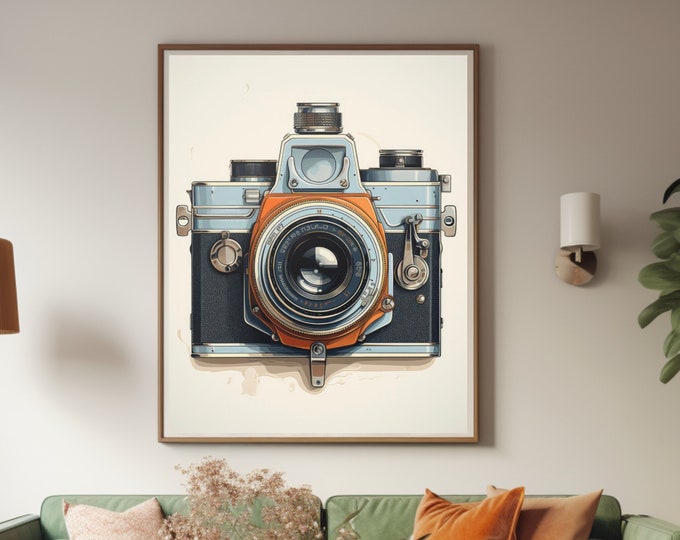Cavallini & Co. Vintage Cameras Poster, Archival Paper, Matte - Etsy