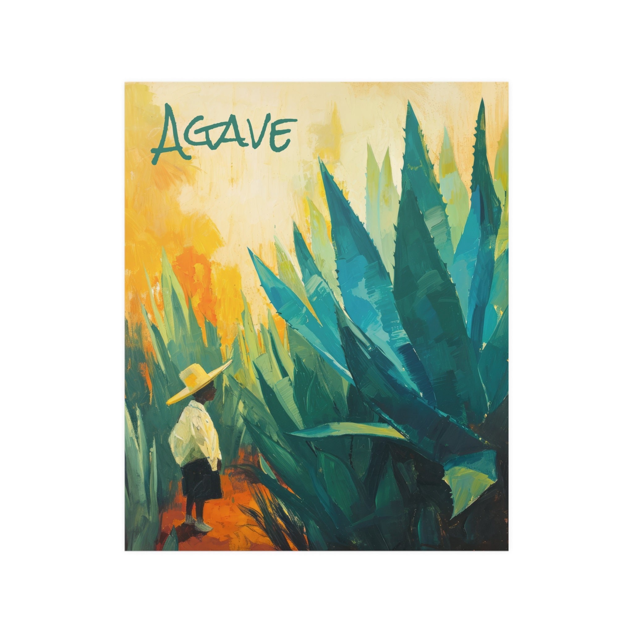 Agave Wall Art Agave Cactus Wall Art Agave Poster Print - Etsy