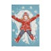 Winter Wall Art, Snow Angel Poster, Retro Snow Wall Art, Cozy Holiday ...