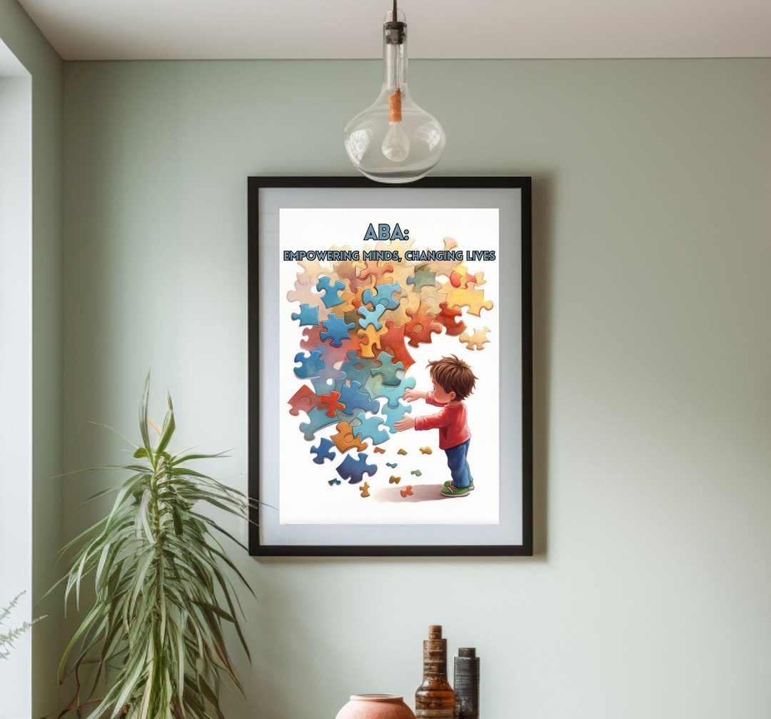 Applied Behavior Analysis Wall Art, Autism Poster, ABA Poster, ABA Art ...
