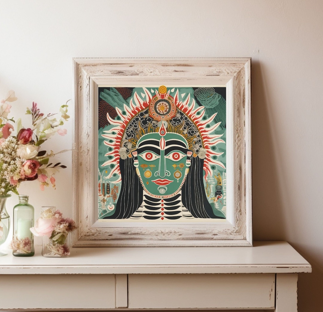 Lord Shiva Modern Wall Art, Shiva Poster - Etsy