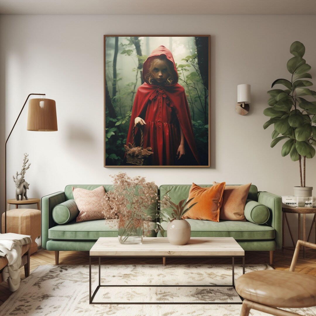 Little Red Riding Hood Wall Art Fairy Tale Photo Poster - Etsy