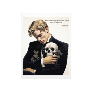 Hamlet Poster Hamlet Quote Print Shakespeare Wall Art - Etsy