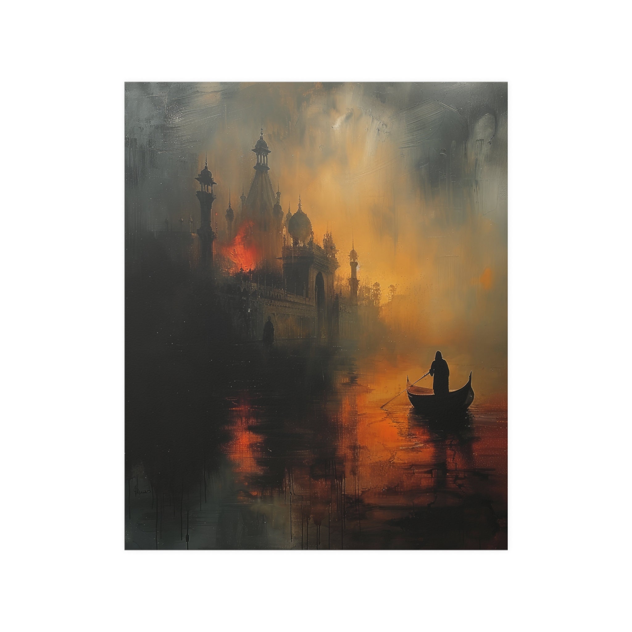 Kolkata Wall Art Kolkata Oil Painting Reproduction Poster Print India Print India Wall Art ...