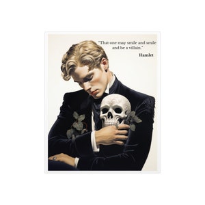 Hamlet Poster Hamlet Quote Print Shakespeare Wall Art - Etsy