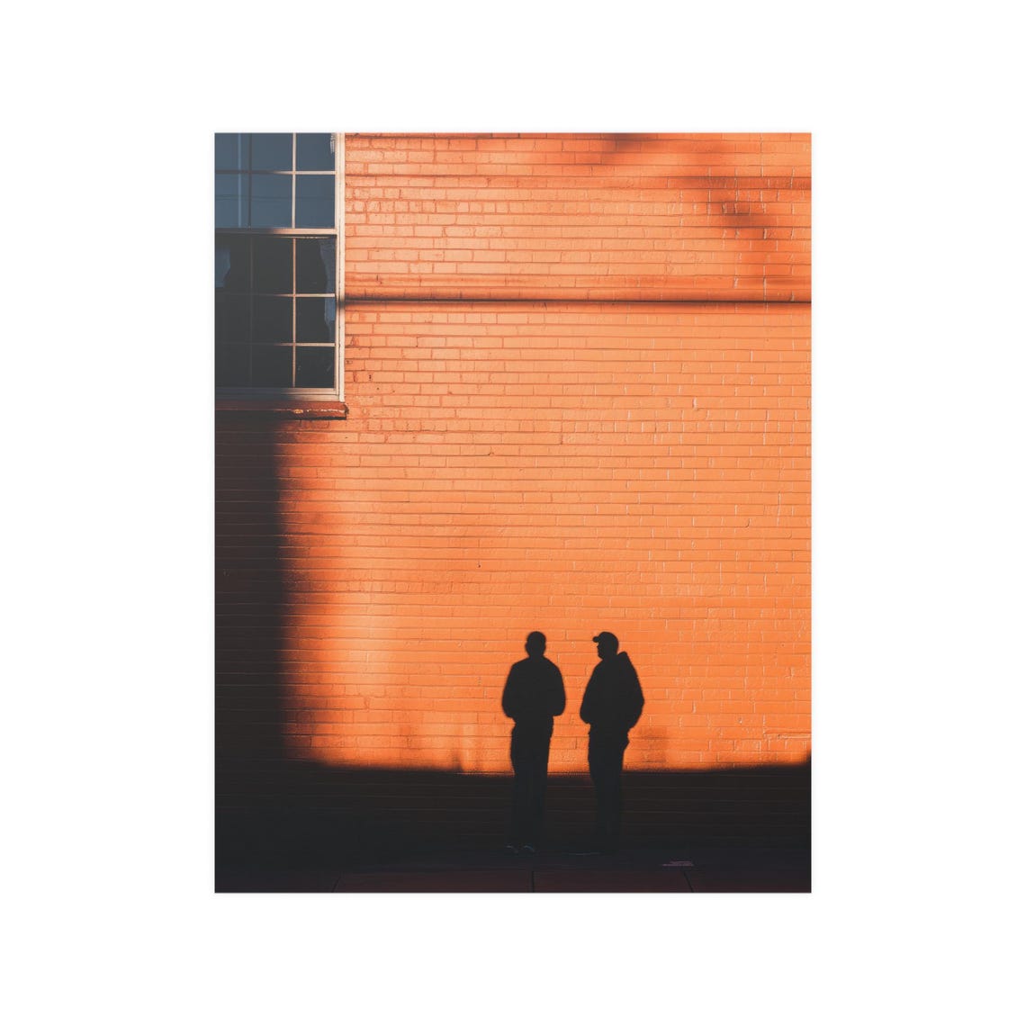 Urban Shadows Poster, Modern Wall Art, Aesthetic Home Decor, Minimalist ...