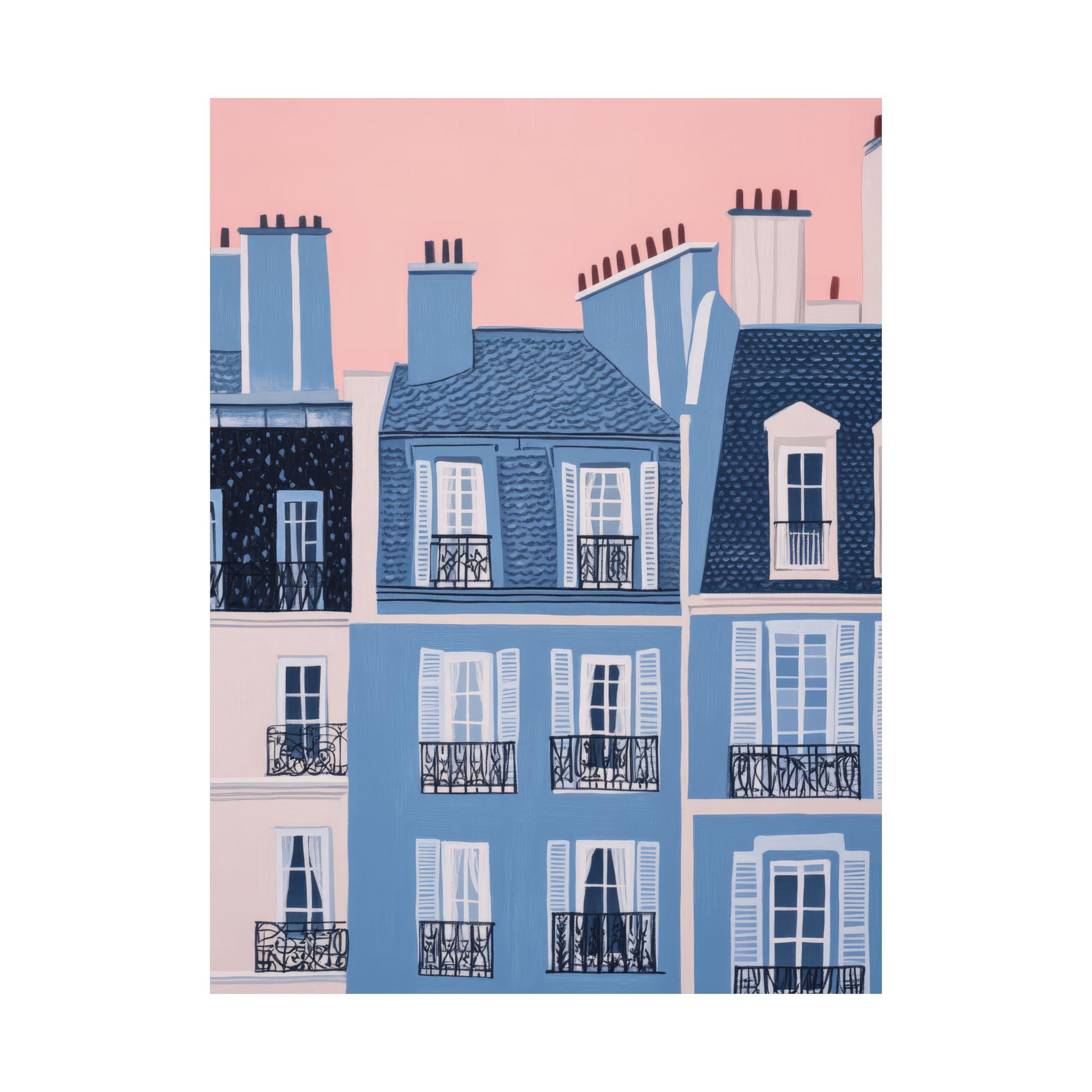 Paris Wall Art, Paris Roofs, Roofs Wall Art, French Aesthetic, Parisian ...