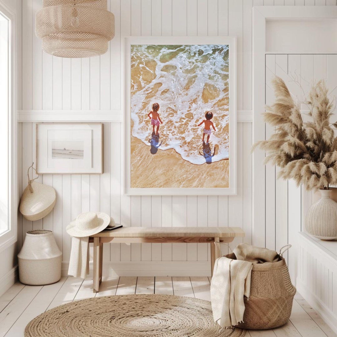 Beach Kids Wall Art Summer Poster Beach Wall Art Summer Print Ocean ...