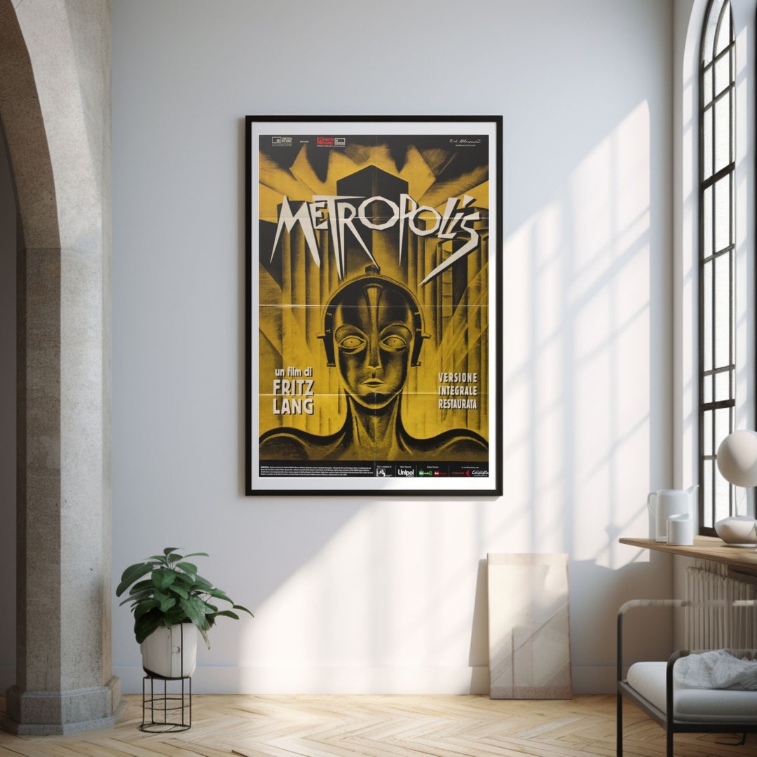 Vintage Metropolis Poster Art Italy Release Art Print Reproduction - Etsy