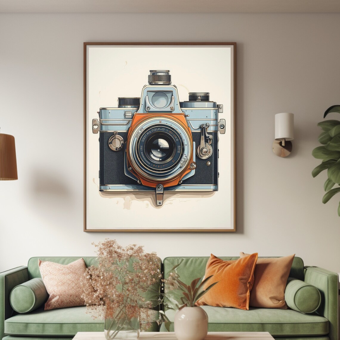 Vintage Camera Wall Art Retro Camera Poster - Etsy