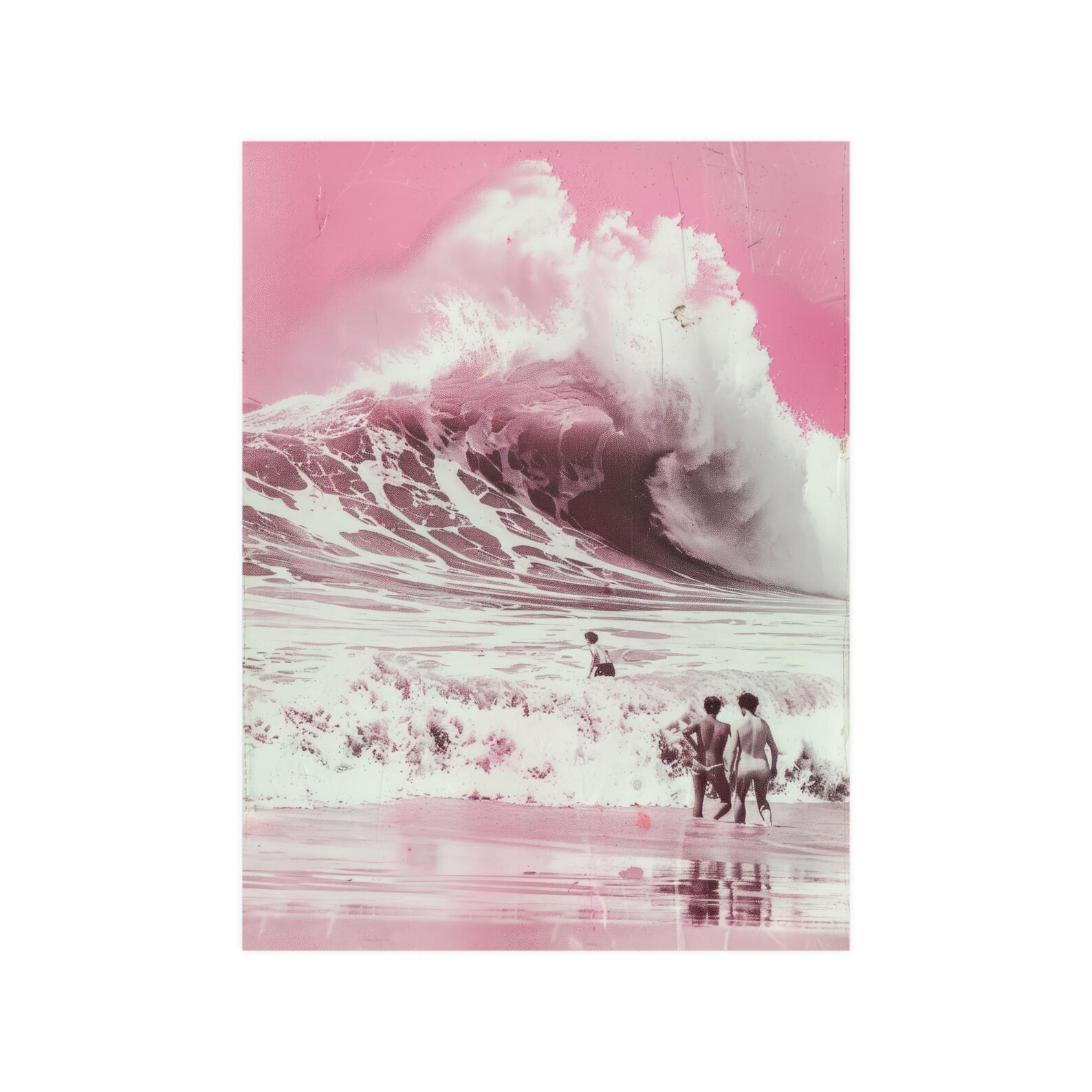 Vintage Ocean Wall Art Retro Sea Poster Beach Vintage Print Beach ...