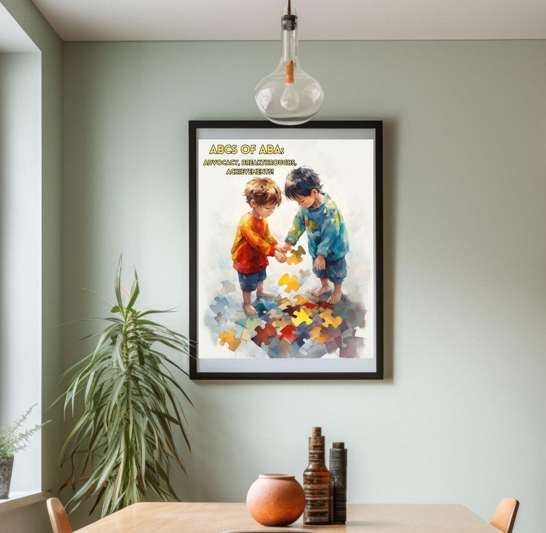 Applied Behavior Analysis Wall Art, Autism Poster, ABA Poster, ABA Art ...
