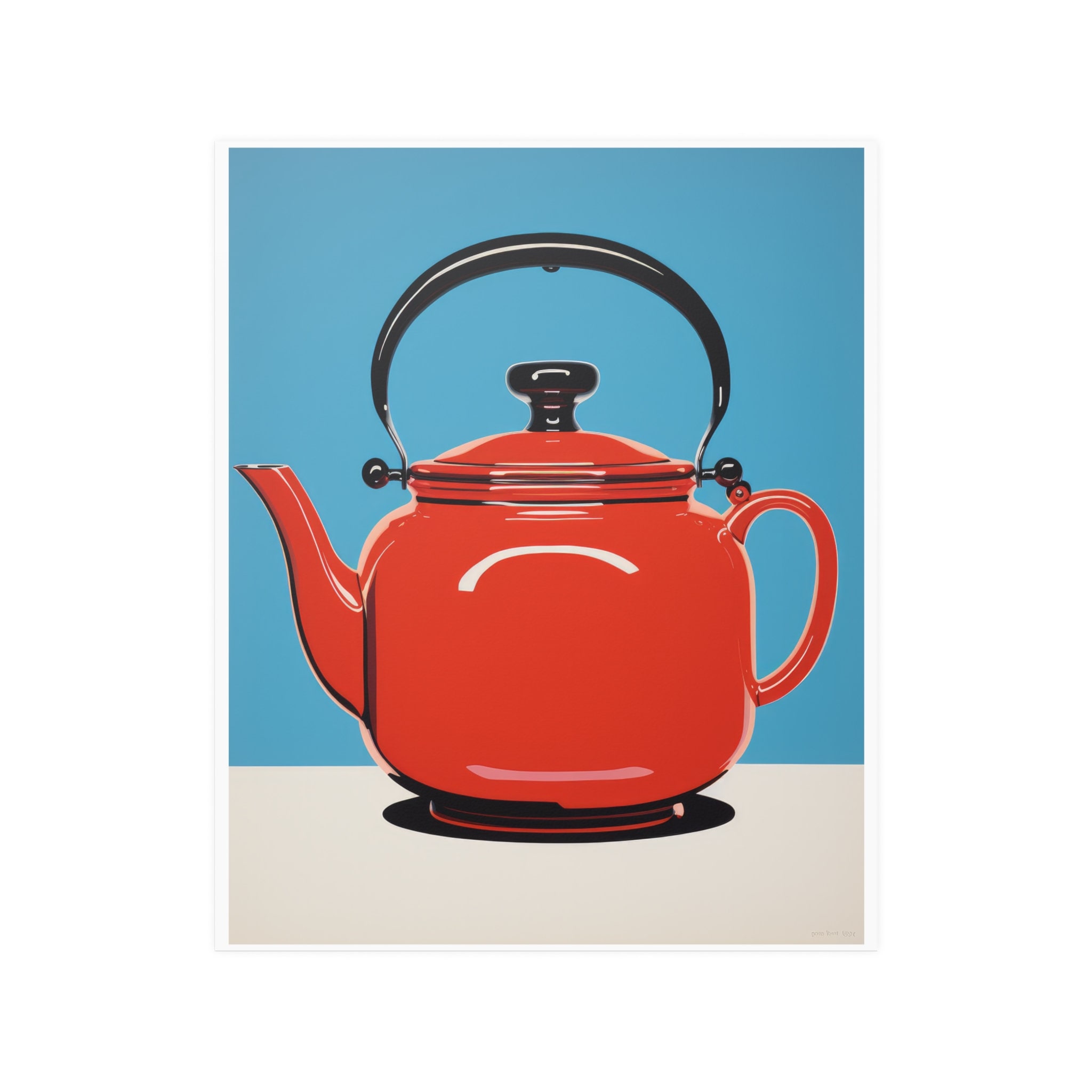 Teapot Wall Art Kitchen Decor Poster Vintage Teapot Art - Etsy