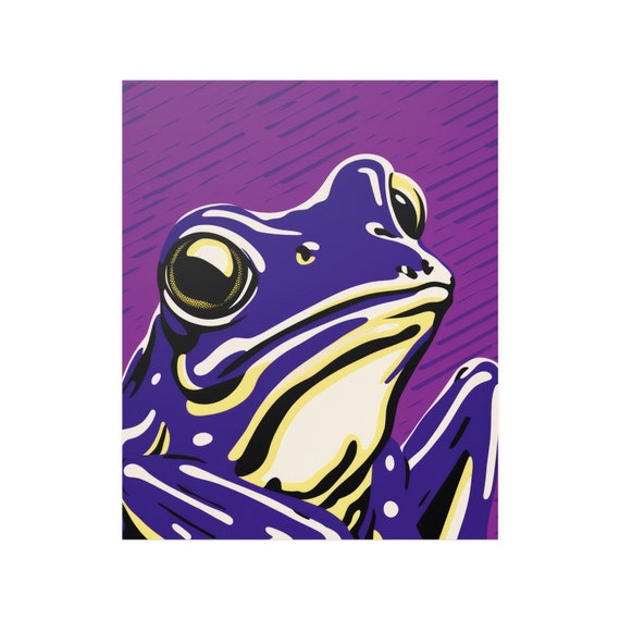 Lila Laubfrosch